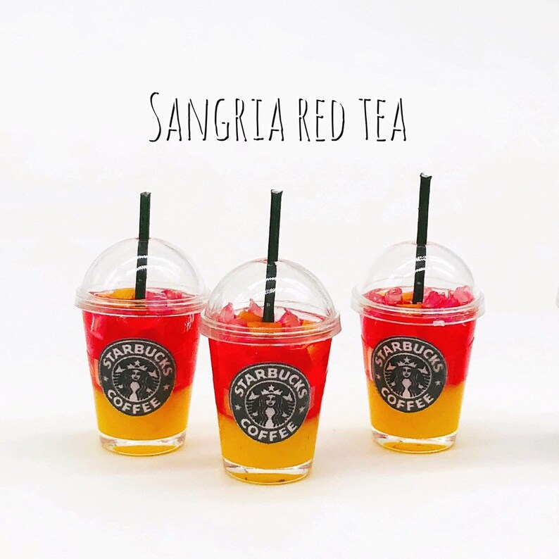 Miniatures Starbucks Coffee with Clear Plastic Dome Cap | Etsy