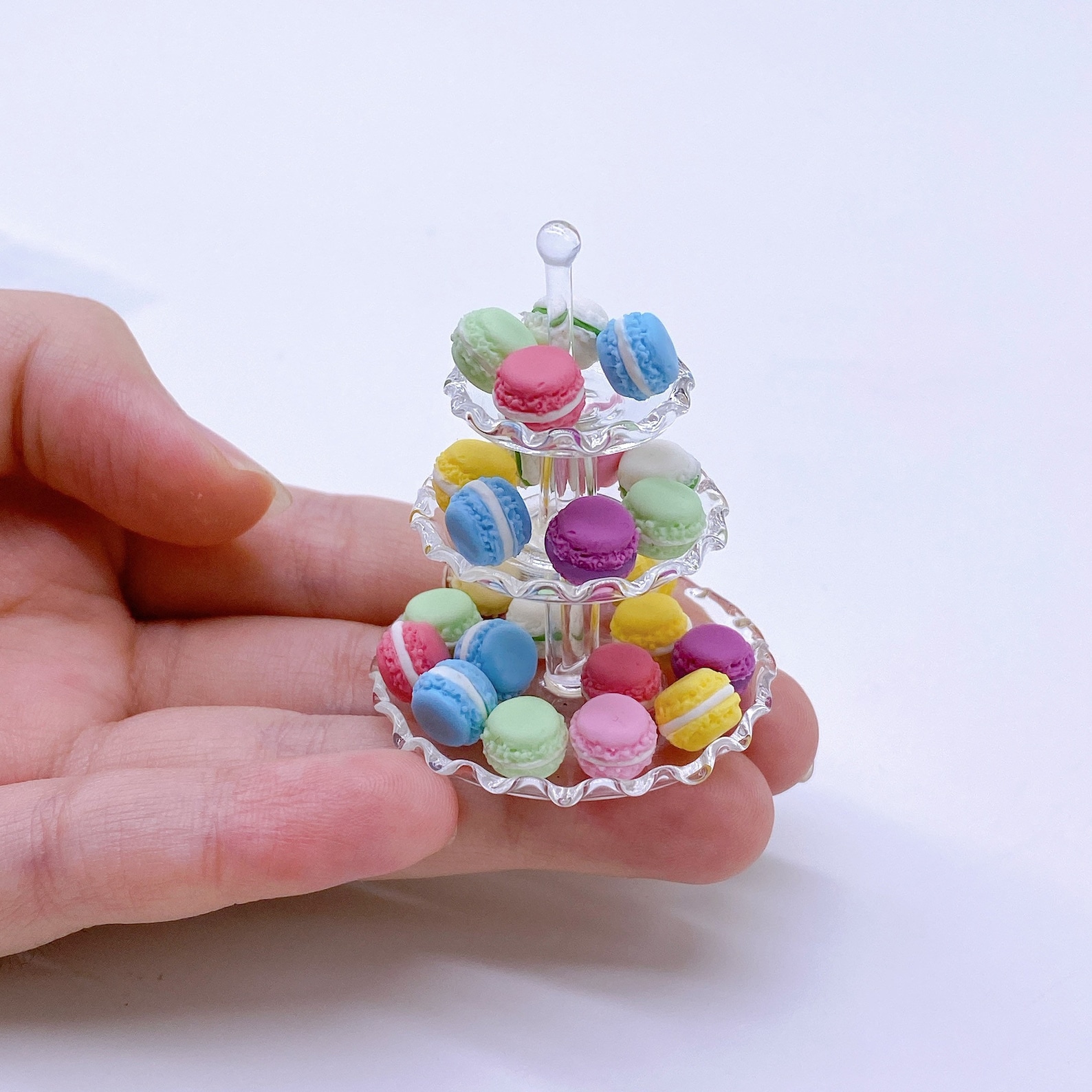 Miniature Macaroons Stand With Macaron 20 Pcs. for Doll's - Etsy