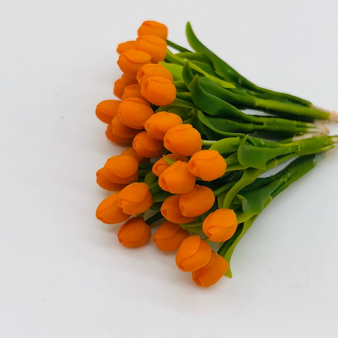 5 Bundles Miniature Tulip Orange Color Miniature Garden | Etsy