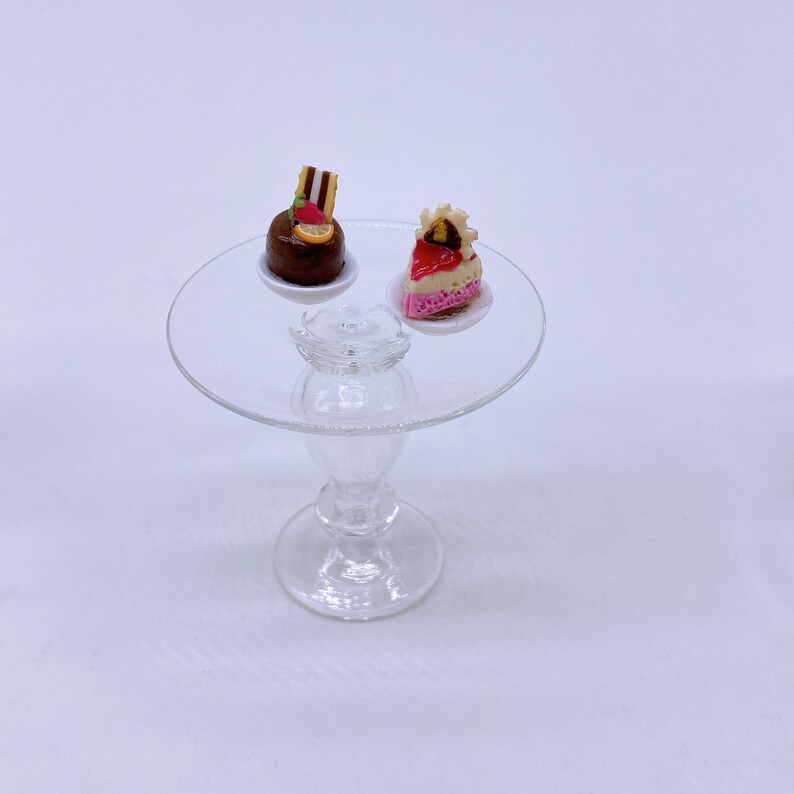 Miniature Table Glass Stand for Doll's house collection | Etsy