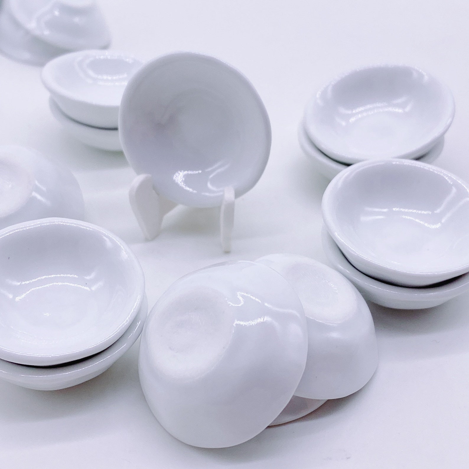 10 Pieces Miniature Ceramic Bowl 2.8 Cm. Decorate for Kitchen - Etsy