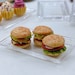 3 Pieces Miniature Single Burger, Miniature Bakery, Miniature Food ...