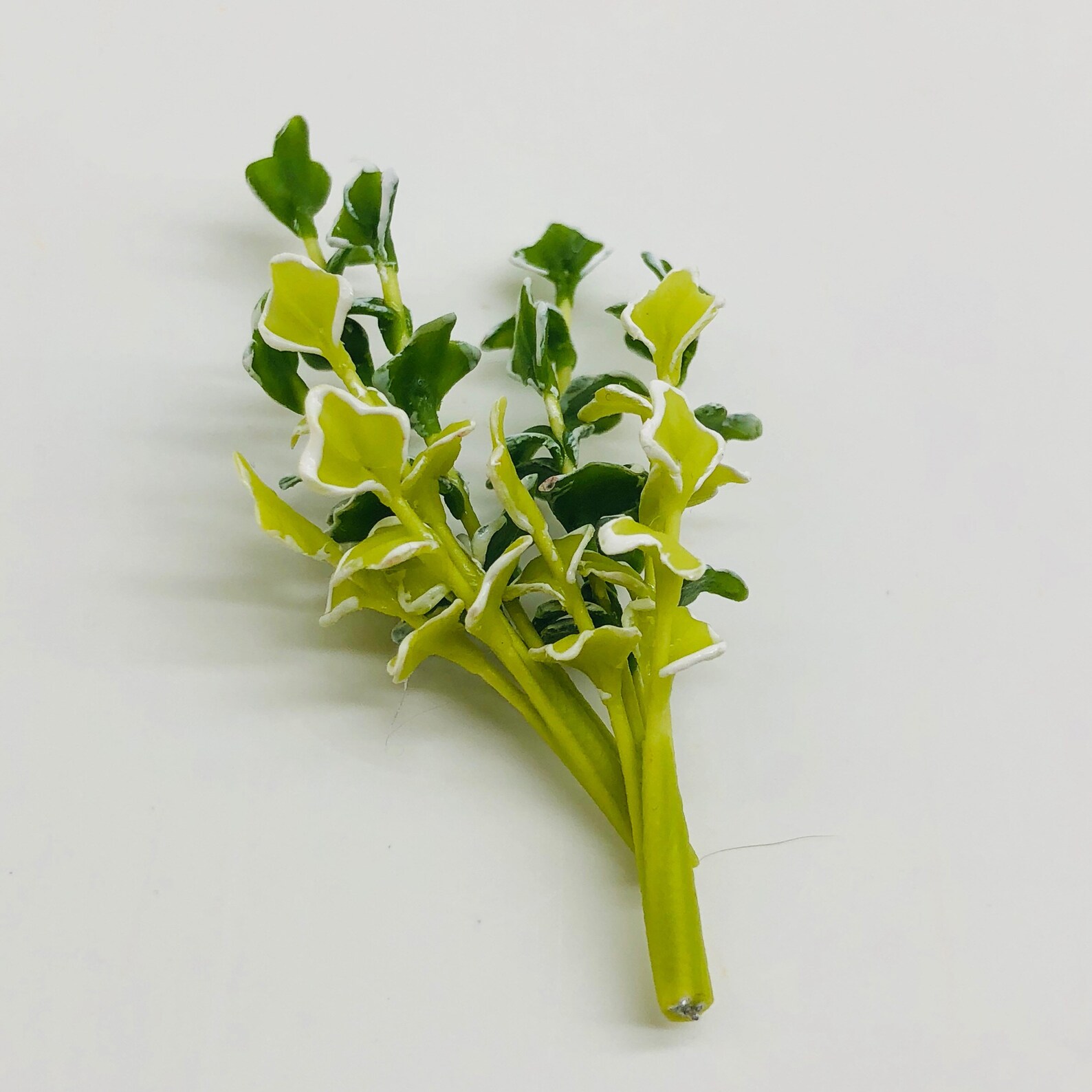 2 Pieces Miniature Plants Clay Polymer Miniature Decorate for - Etsy