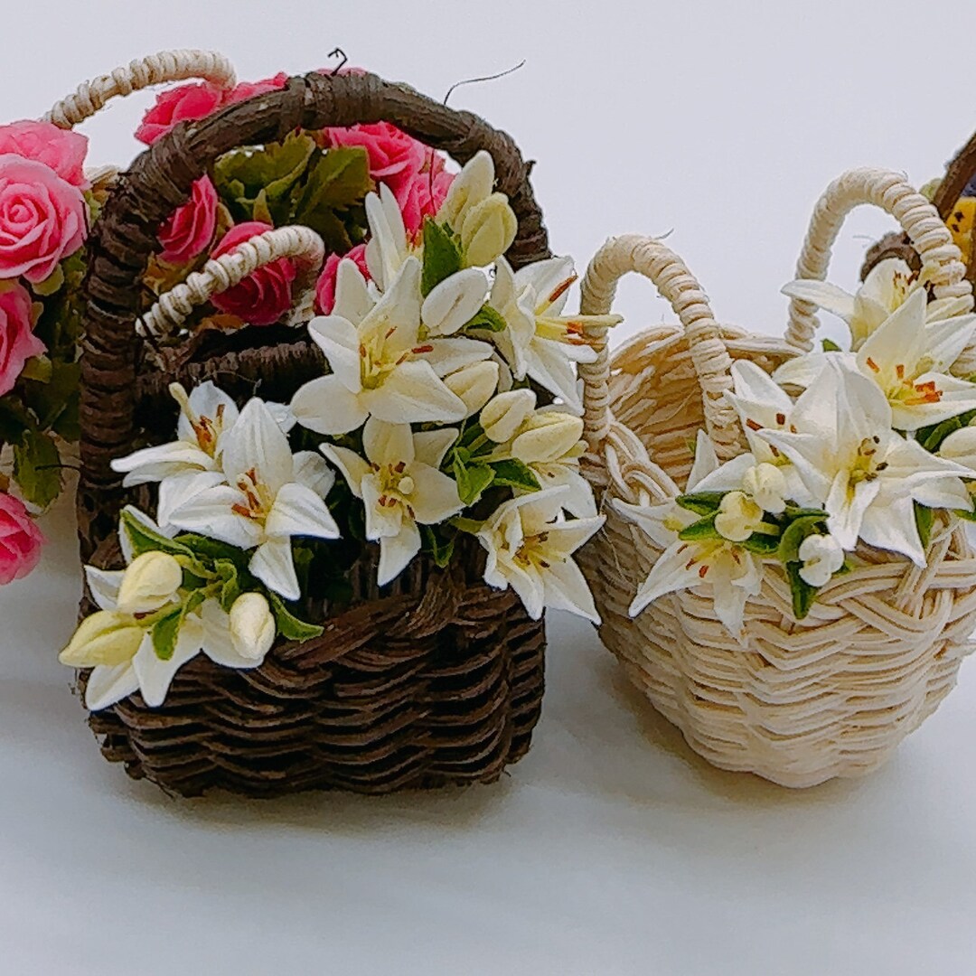 Miniature Lily, Miniature Garden Fairy Flowers for Dollhouse - Etsy