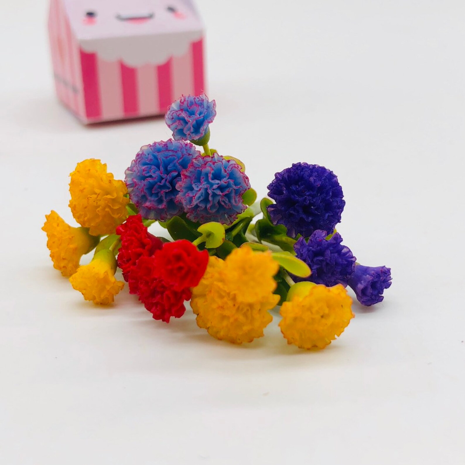 5 Pieces Miniature Carnation Flower Miniature - Etsy