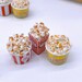 3 Pieces Miniature Popcorn Bucket and Box, Miniature Food for Dollhouse ...