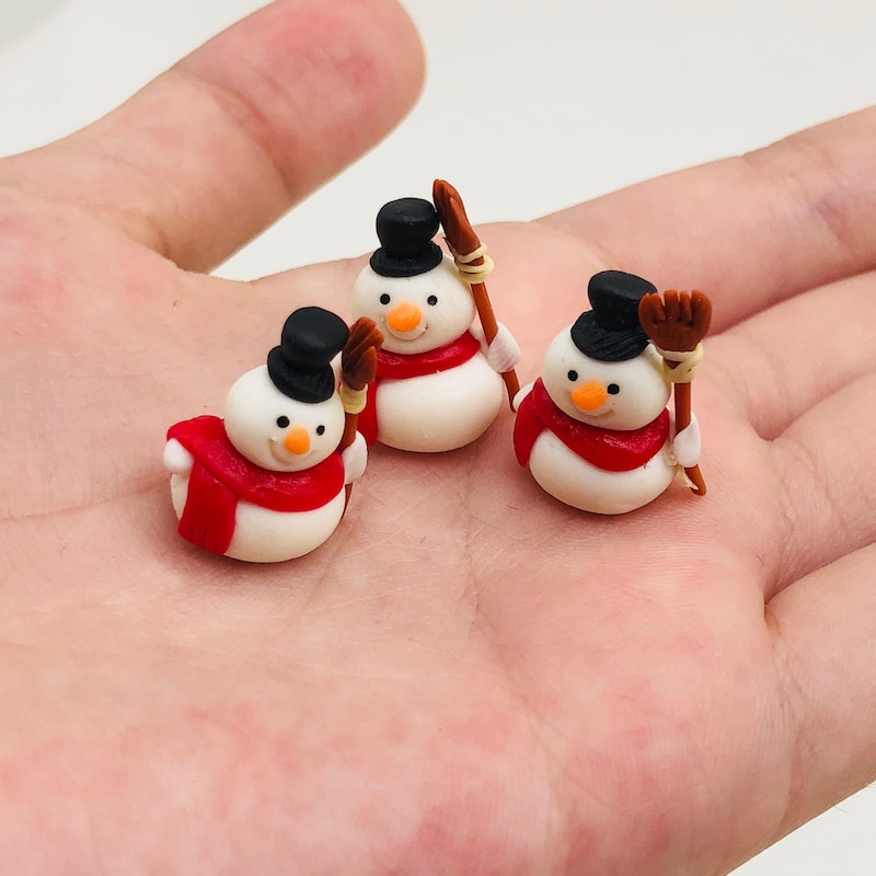 Miniature Snowman - Etsy