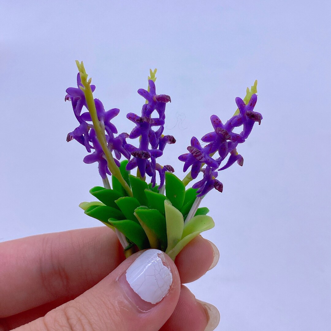 3 Pieces Miniature Flower and Miniature Orchids, Miniature Garden ...