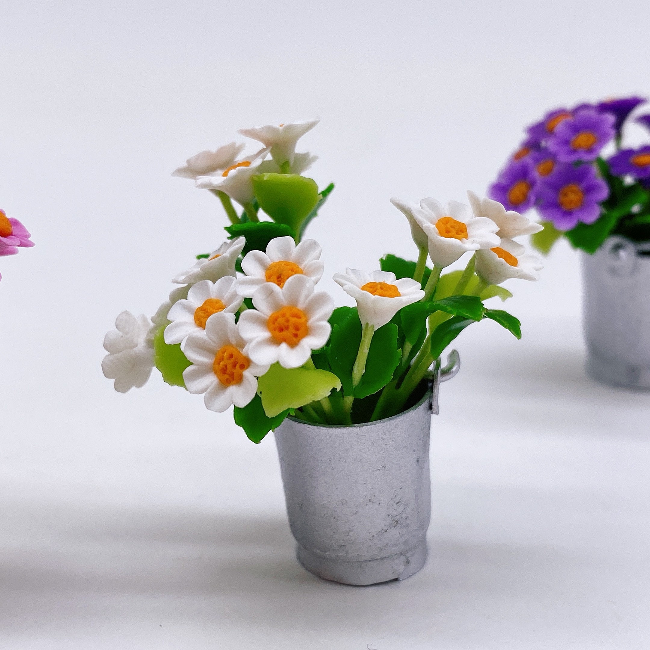 4 pieces Miniature Flower and Miniature Orchids,Miniature Garden ...
