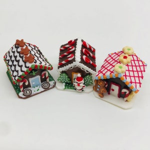 Miniature Gingerbread House 3DMiniature Christmas | Etsy