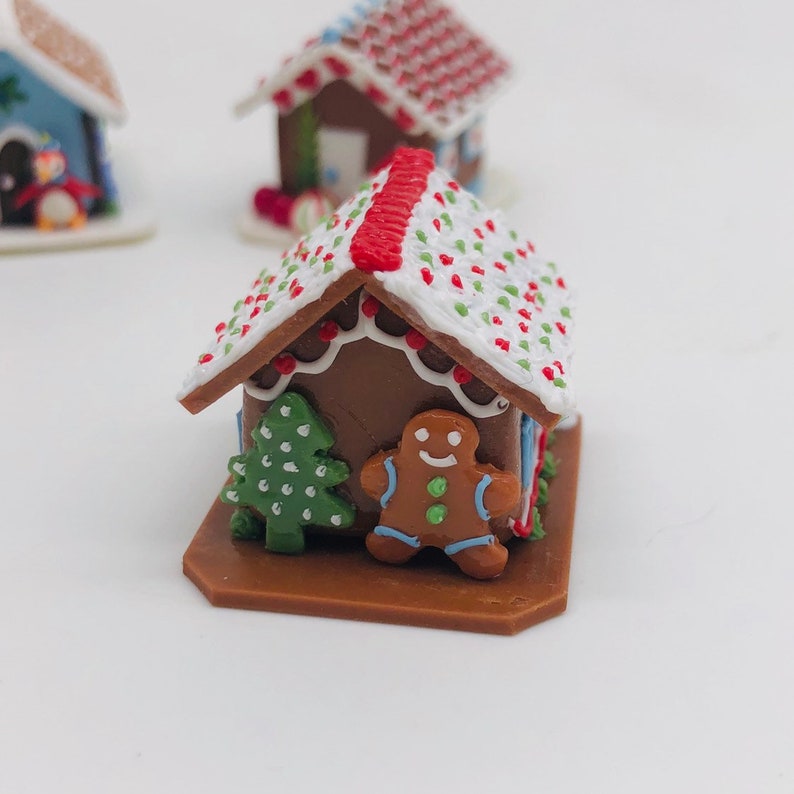 Miniature Gingerbread House 3dminiature Christmas | Etsy