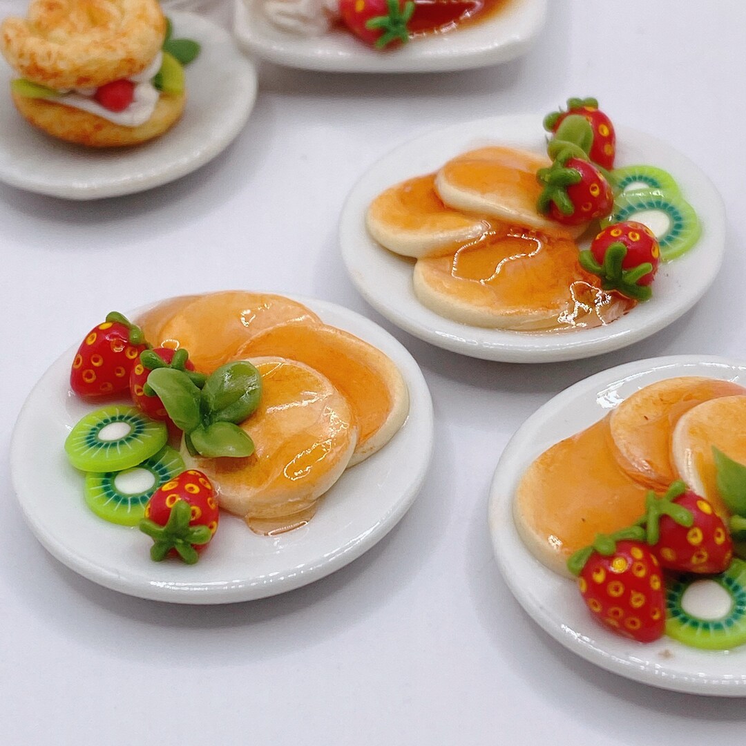 Miniature Pancake,miniature Sweet Fake Food, Dollhouse Cake, Dolls and ...