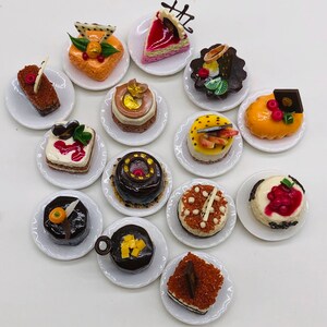 3 Pieces Miniature Mini Cake Miniature Fake Cake for - Etsy