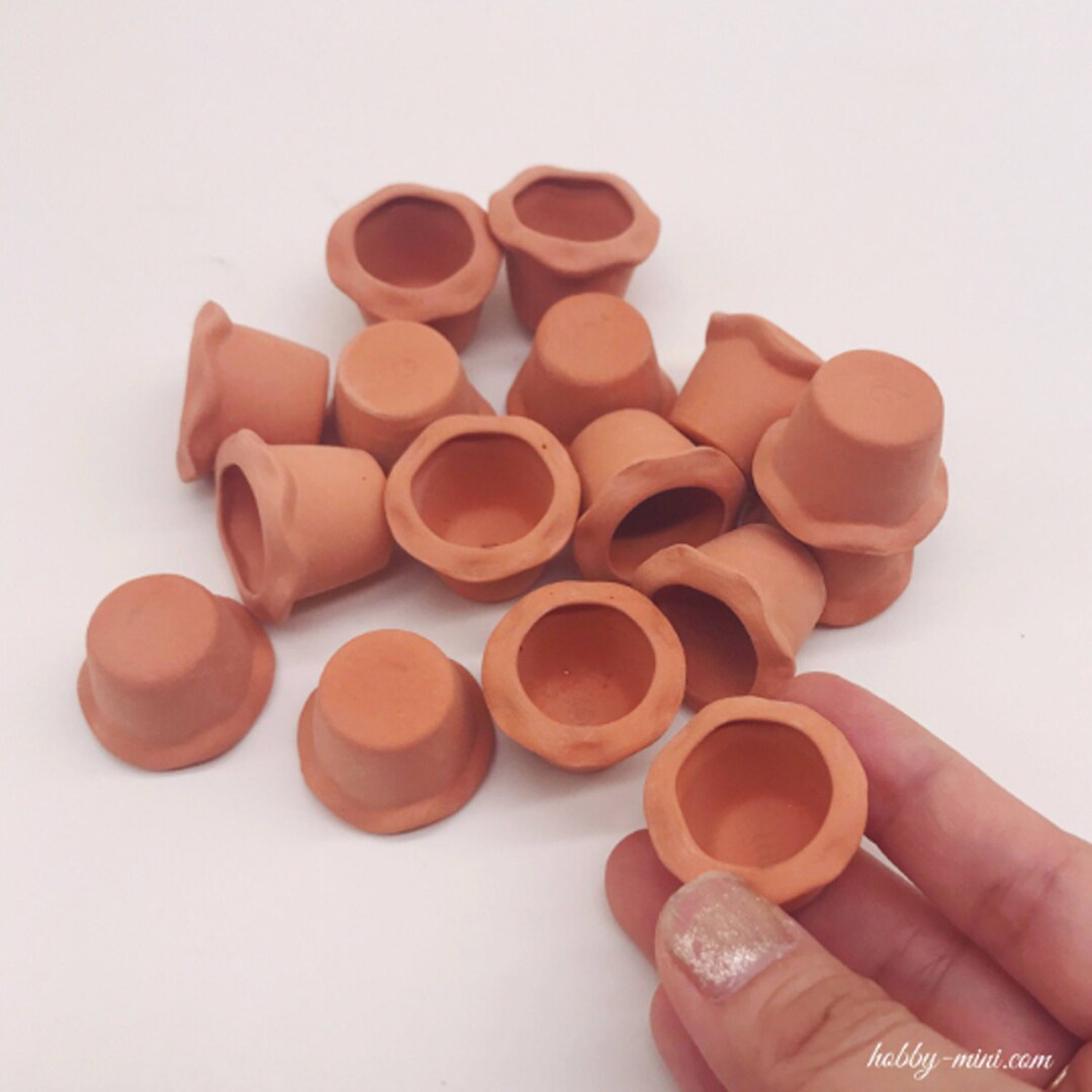 50 Pieces Miniature Pot,miniature Dollhouse Fairy Garden,miniature ...