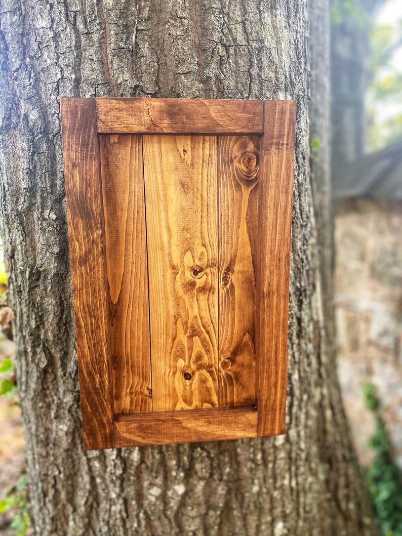 Handmade Rustic Wooden Plaque: Hunting Trophy Display - Etsy
