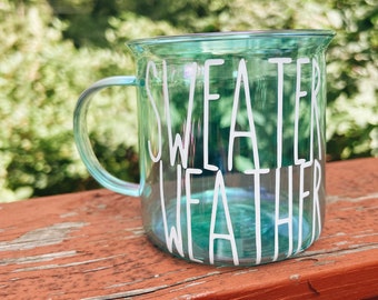 Sweater Weather Coffee Mug - Etsy