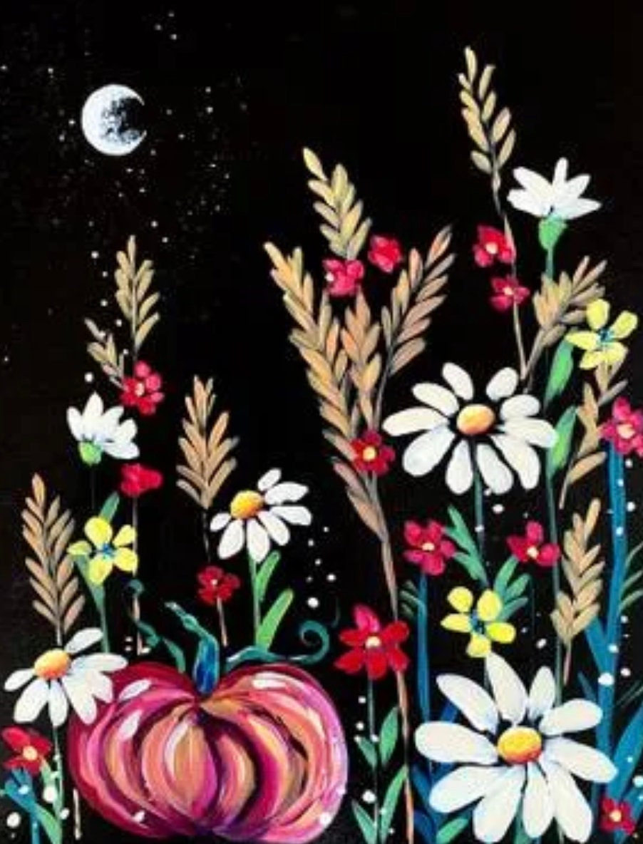 Fall Themed Virtual Paint Night October 12th 7pm - Etsy