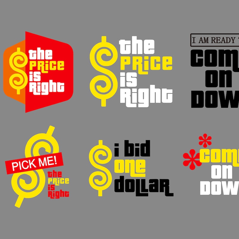 Price is Right Name Tag - Etsy