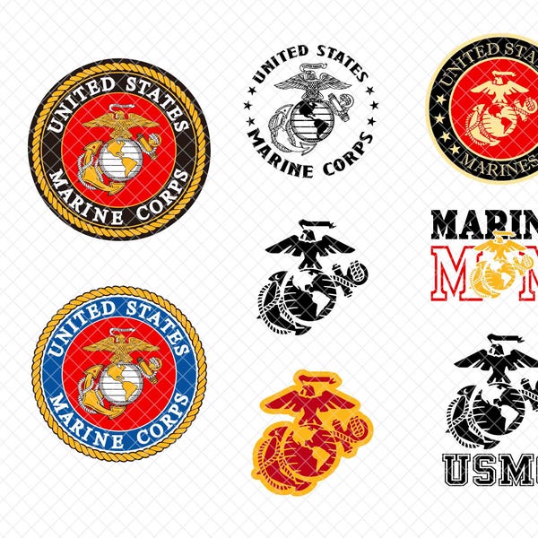Marine Corps Svg - Etsy