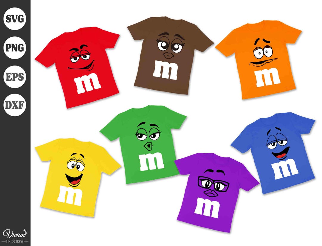 M&m's Chocolate, Candy Design, Svg, EPS, DFX, PNG, Cricut, Digital ...