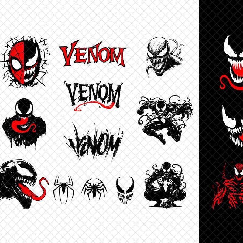 Venom Print Digital - Etsy