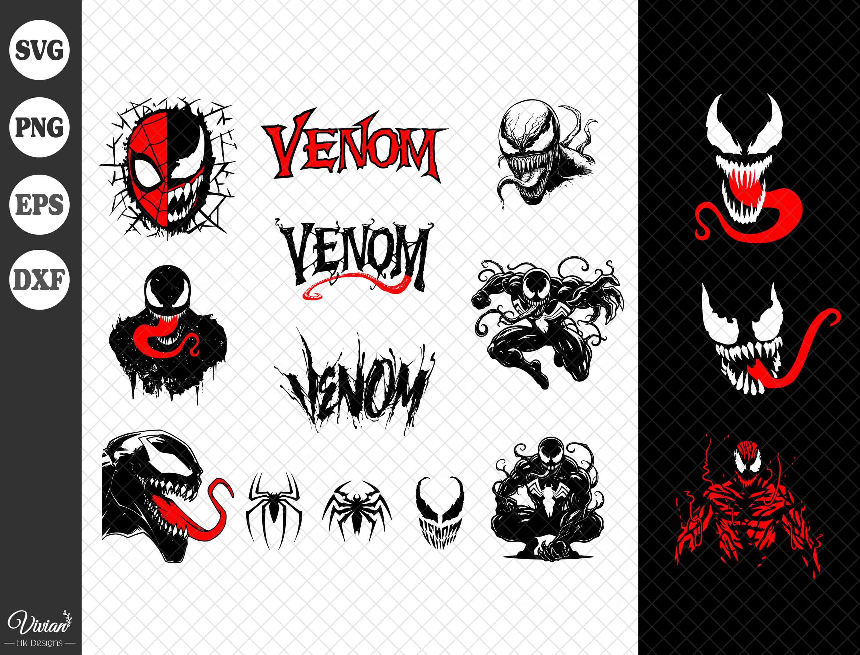 Venom Logo Svg Venom Carnage Vector Illustration Mascot Venom Stock