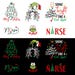 Stethoscope Christmas Tree SVG: Nurse Doctor Medical Art (instant ...