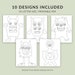 Coloring Pages Cute Monster Printable | Coloring Sheet for Kids ...
