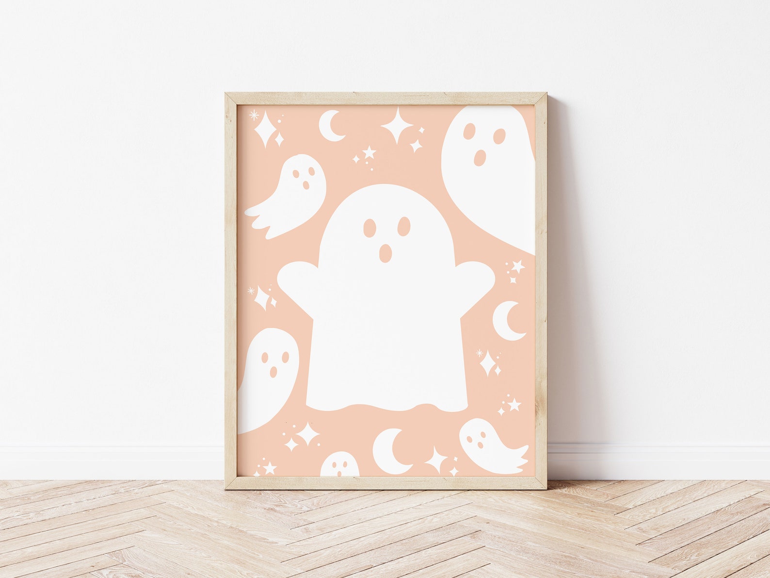 Pastel Ghost Bundle Halloween Wall Art Kids Halloween Boho - Etsy