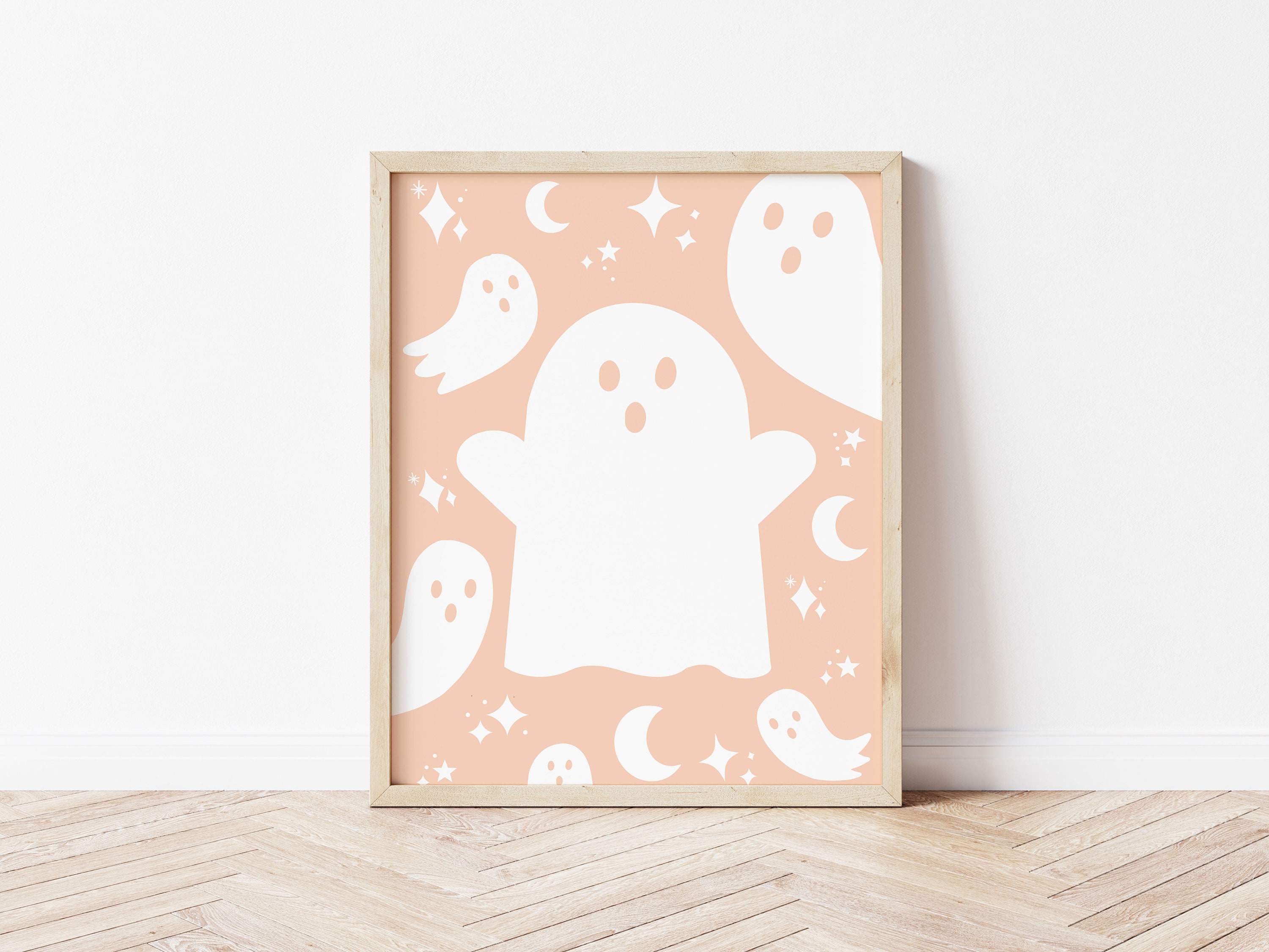 Pastel Ghost Bundle Halloween Wall Art Kids Halloween Boho - Etsy
