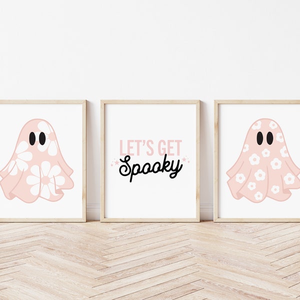 Cute Halloween Poster - Etsy