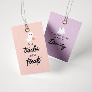 Printable Halloween Tags | Halloween Card | Treat Tags | Cute Halloween ...