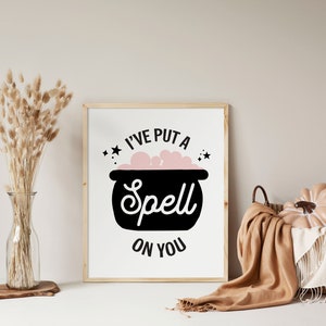 I've Put a Spell on You | Cute Halloween Print, Kids Halloween Decor ...