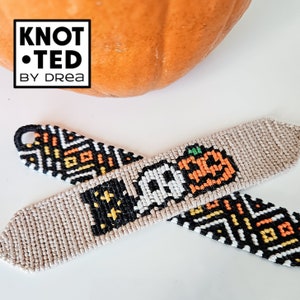 Halloween Friendship Bracelet Set Custom, One of a Kind Knotted by Hand ...