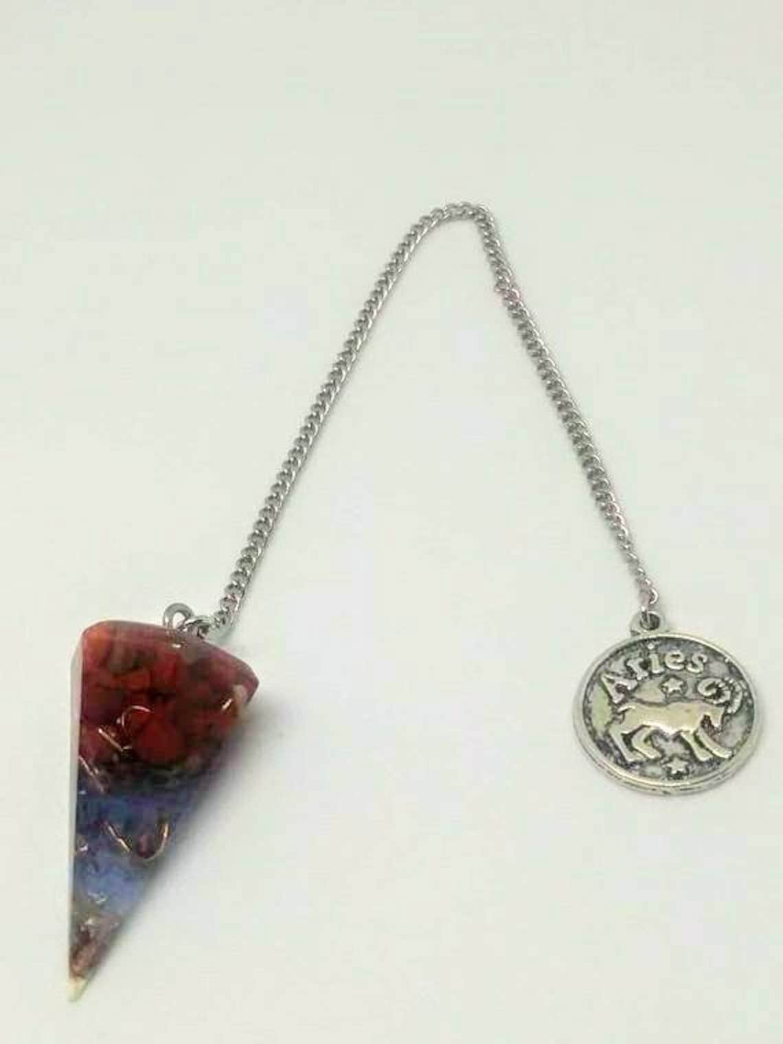 Aries Orgone Reiki Charged Pendulum | Etsy