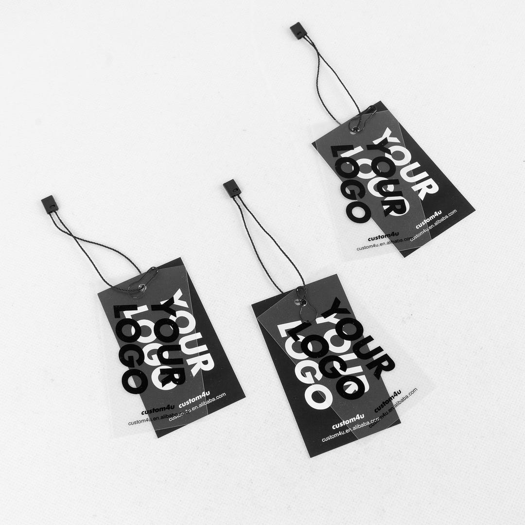 Custom Luxury Hangtag Clothes Swing Product Paper Tag Garment Labels ...