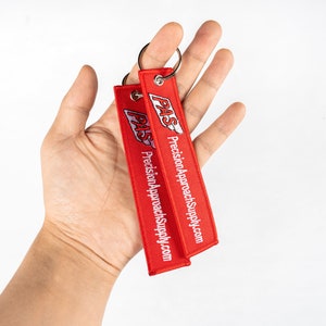 25pcs Custom Embroidery Key Chains, Custom Key Tags, Custom Keychain ...