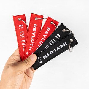 25pcs Custom Embroidery Key Chains, Custom Key Tags, Custom Keychain ...