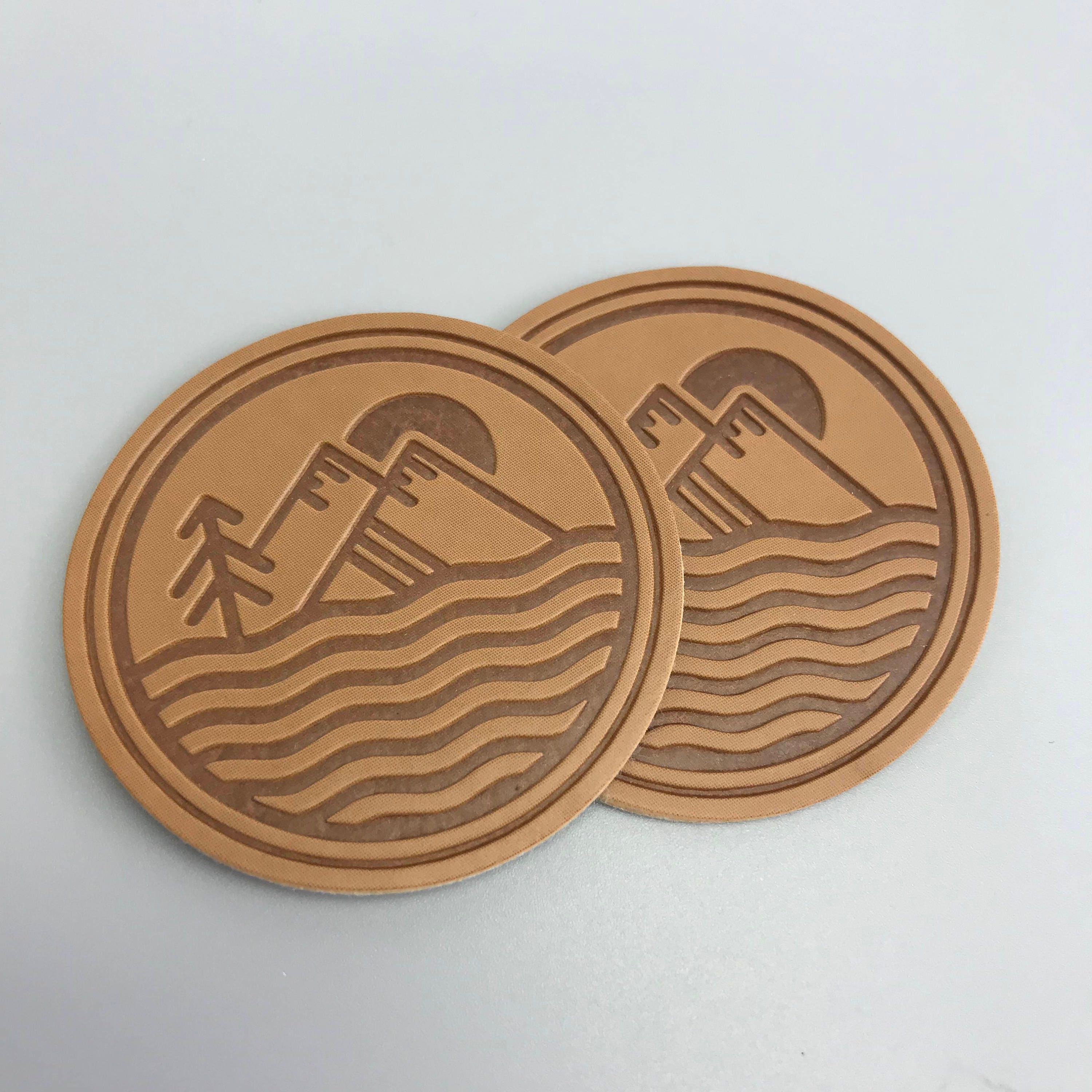 50pcs Pu Patch, Blank Leather Patches, Pu Labels Making, Custom Leather ...