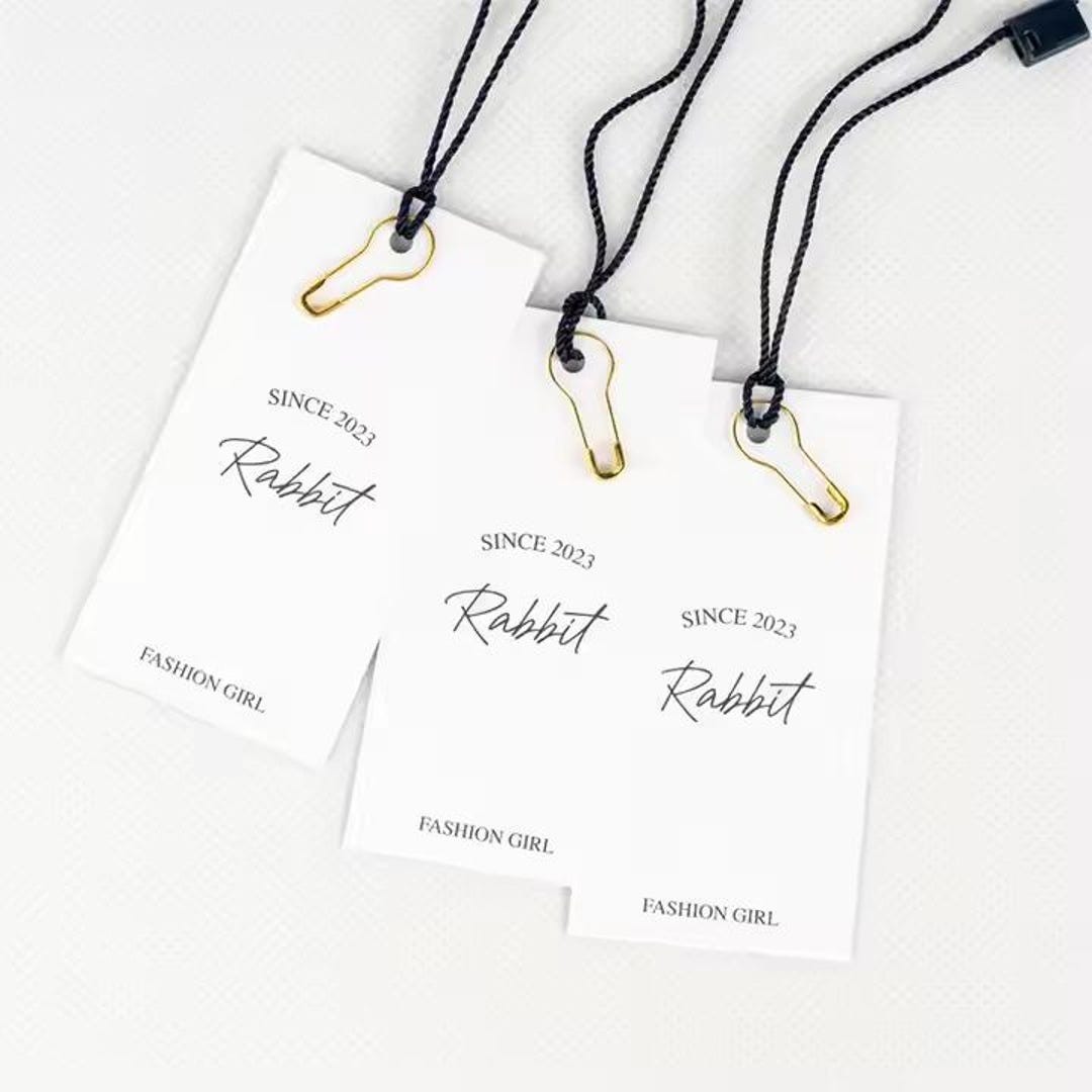 Luxury Custom Design Hang Tags, Printable Clothing Tags, Customized ...