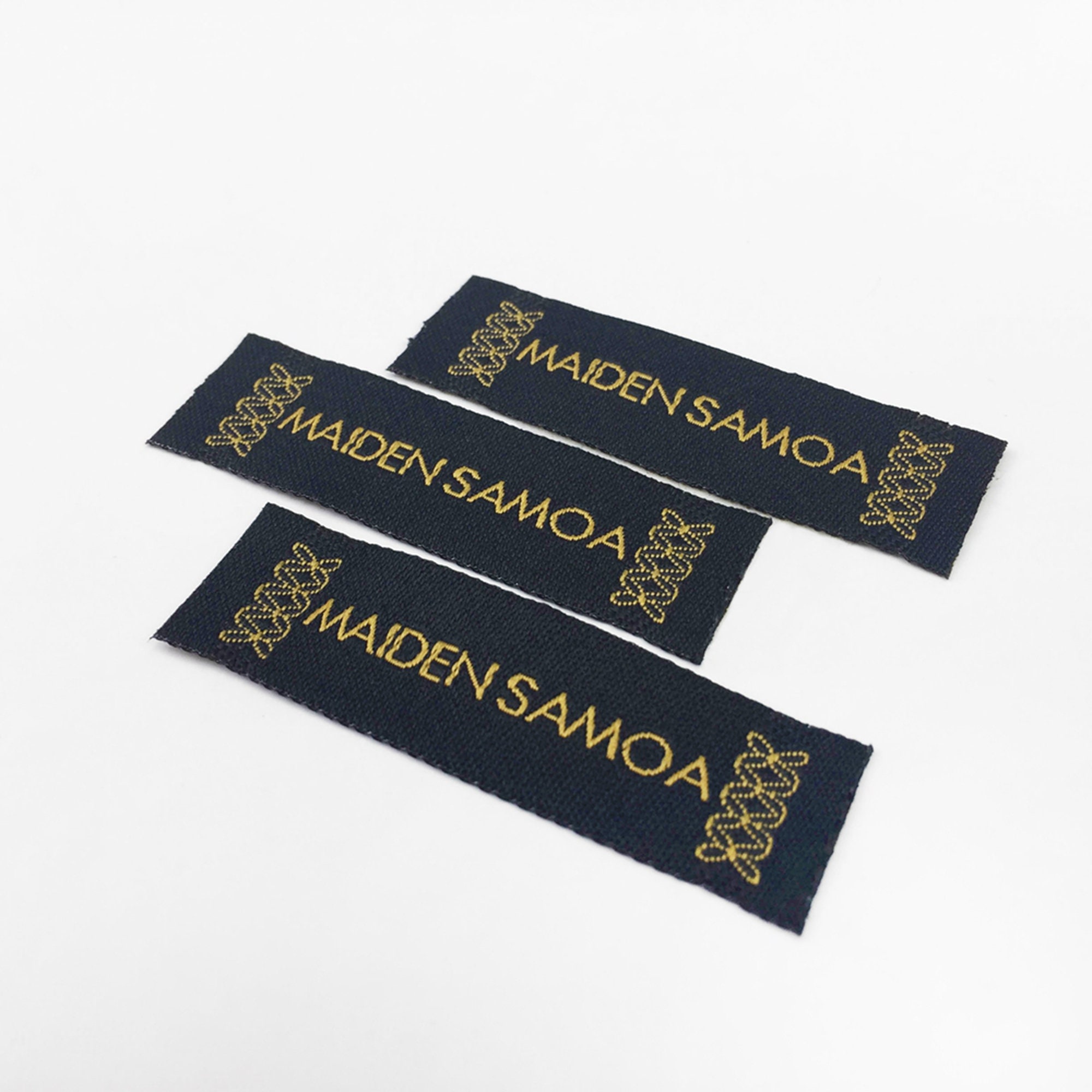 500 Custom Woven Label Hem Tag Sewing Labels Clothing Label Fabric Tag ...