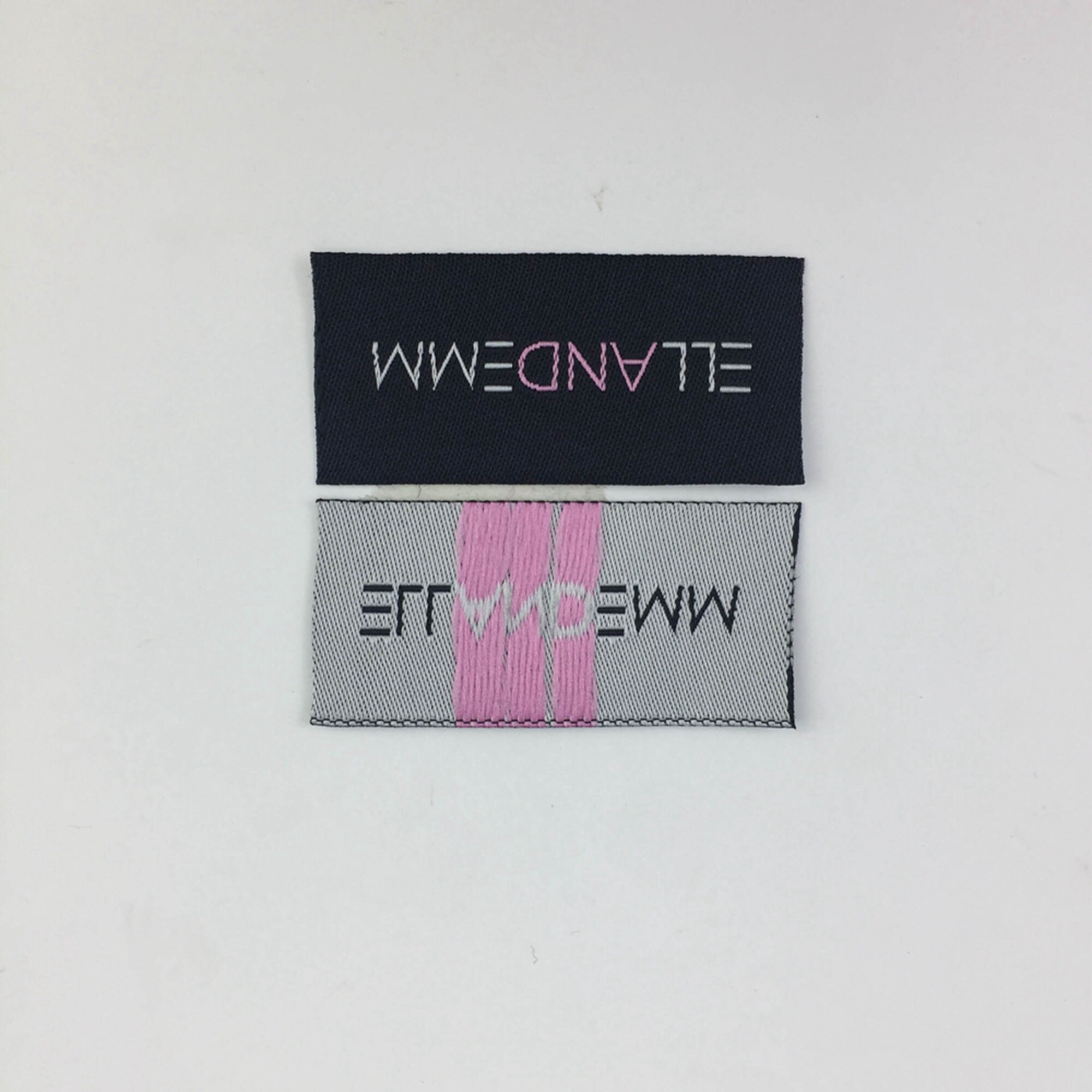 500 Custom Woven Label Hem Tag Sewing Labels Clothing Label Fabric Tag ...