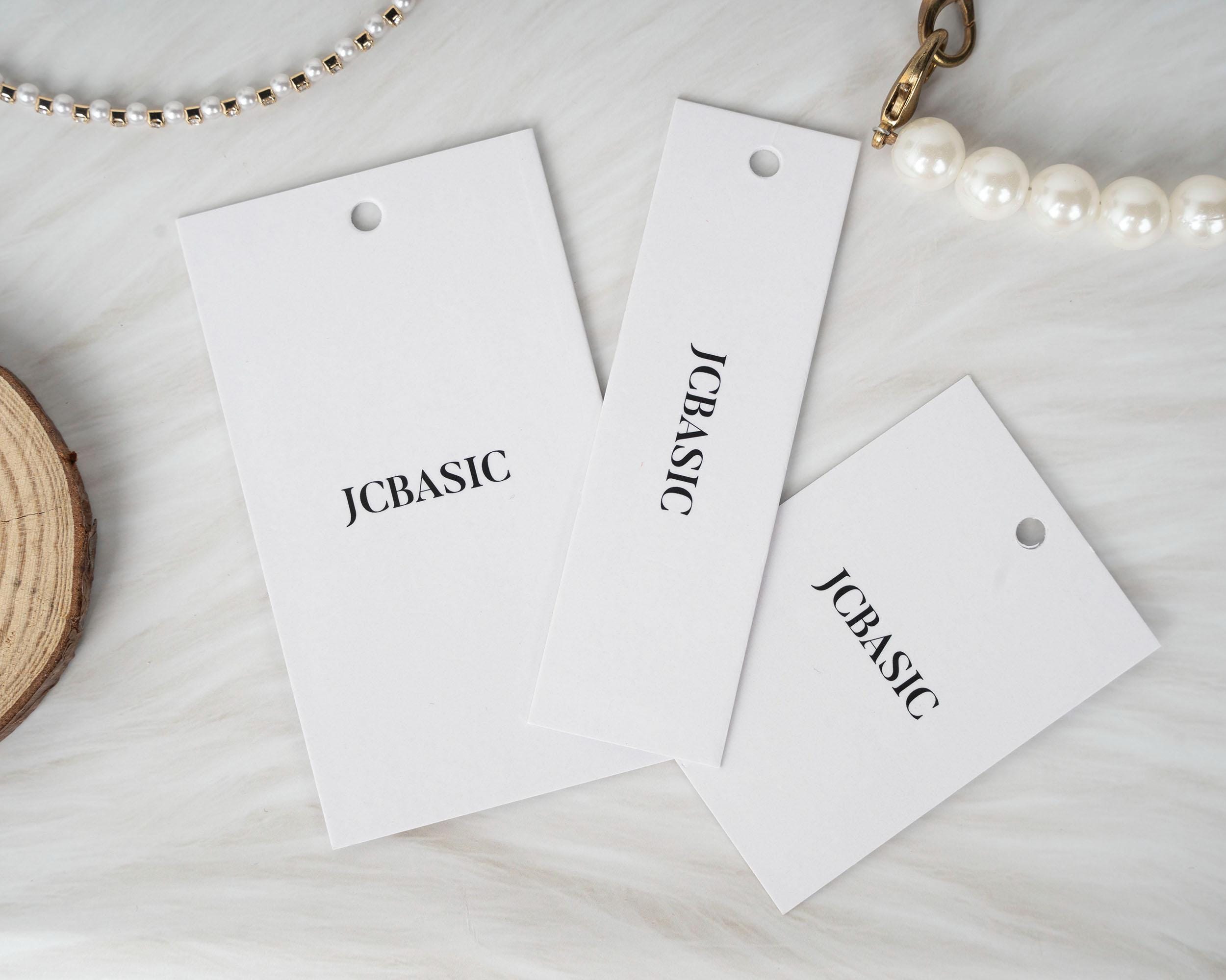 600GSM Customized Clothes Hangtags – Minimalist Swing Tags With Logo ...