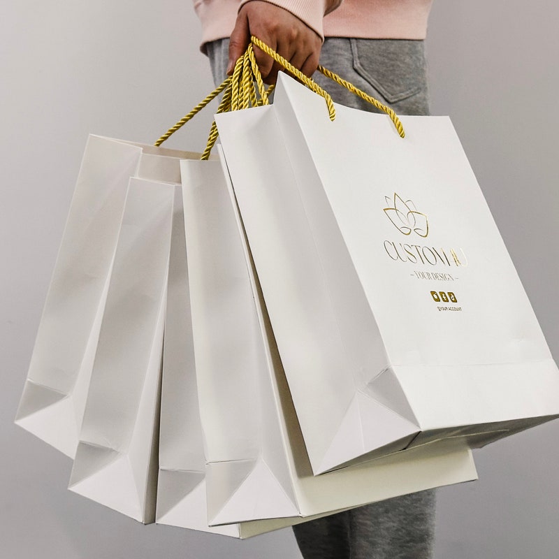 Personalized Paper Bags - Etsy