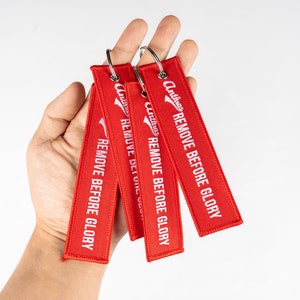 25pcs Custom Embroidery Key Chains, Custom Key Tags, Custom Keychain ...