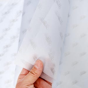 Custom Printed Black Foil Logo Tissue Gift Paper Wrapping Paper ...