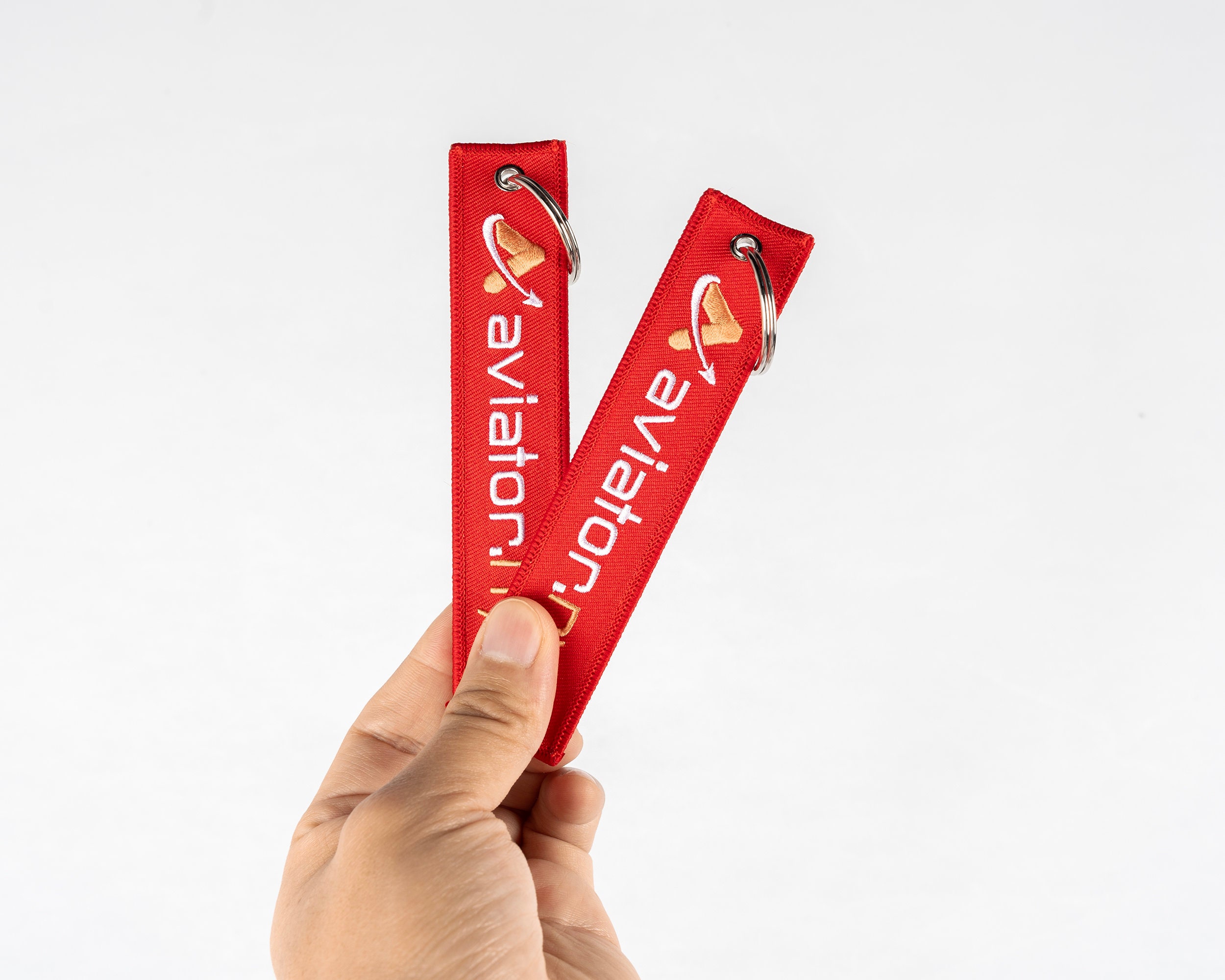 25pcs Custom Embroidery Key Chains, Custom Key Tags, Custom Keychain ...