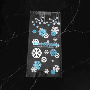 100pcs Clear Opp Bag With Custom Logo, Christmas Gift OPP Bag ...