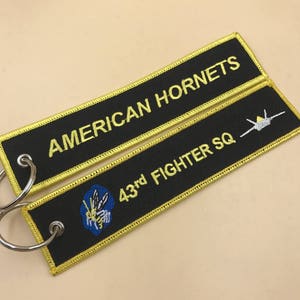 400 Custom Flight Key Chain, Flight Embroidery Key Chain, Flight ...