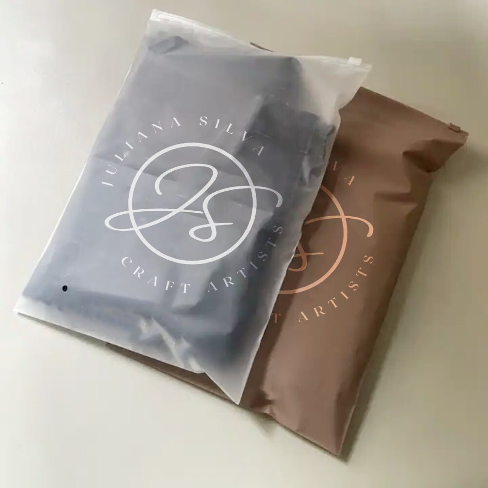 Custom High Quality Zipper Bags for Clothes Packing – Personalized Logo ...